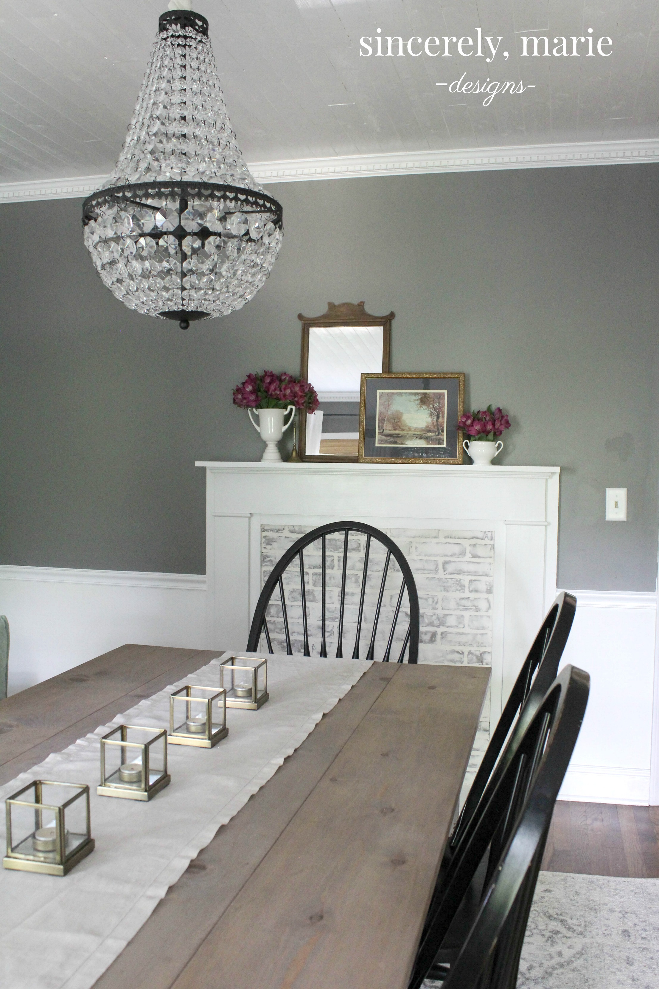 Vintage Inspired Dining Room - Sincerely, Marie Designs
