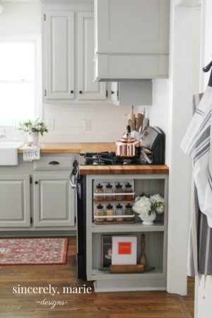 DIY Custom Kitchen Storage Shelf & Where We Are Today in the Kitchen