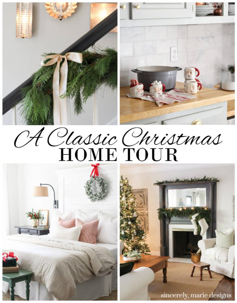 A Final Look At Our Classic Christmas Home - Sincerely, Marie Designs