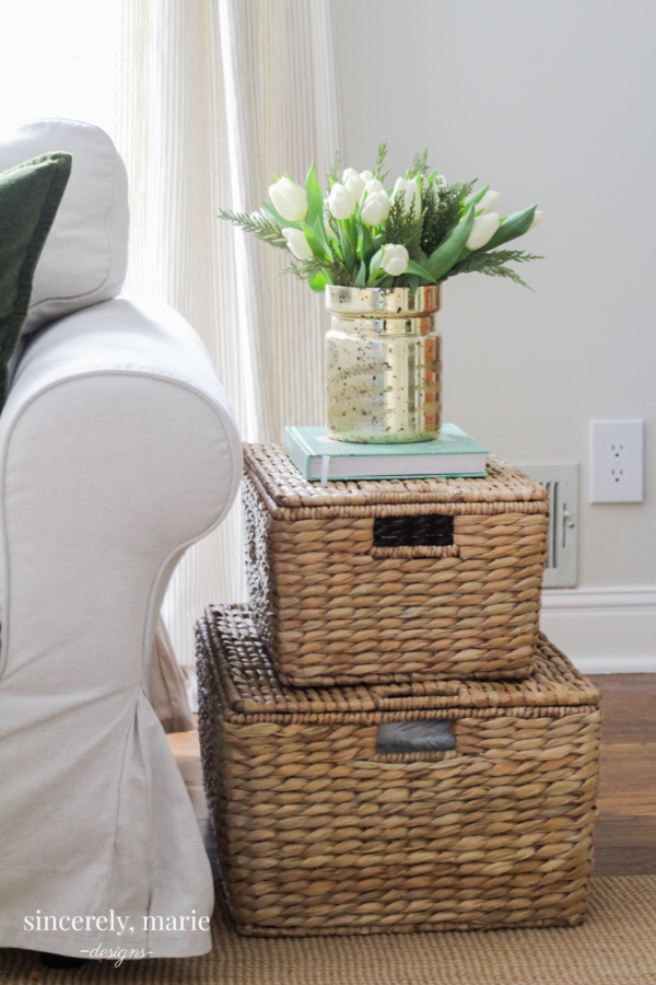 The Perfect End Table Alternative - Sincerely, Marie Designs