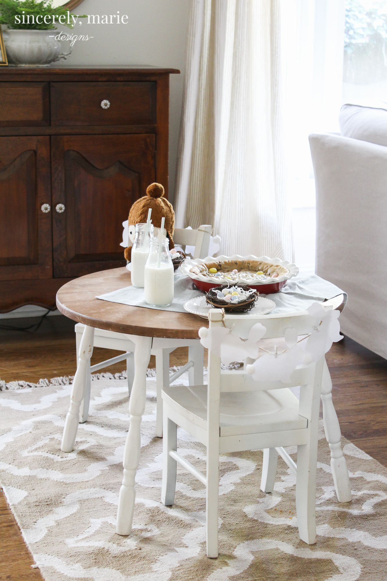 Simple Kid's Spring Table + Our New Cuddle and Kind Buddy - Sincerely ...
