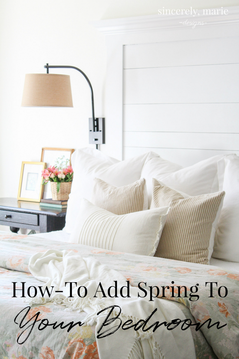 How-To Add Simple Spring Touches To Your Bedroom
