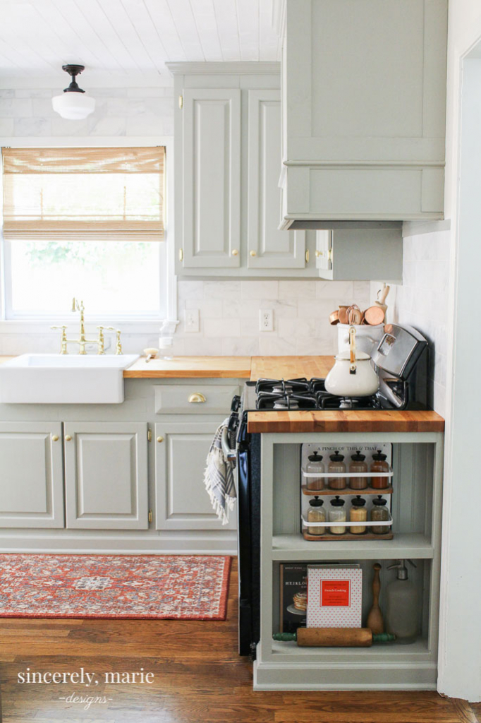How-To Get A Custom Cabinet Look Using Trim - Sincerely, Marie Designs