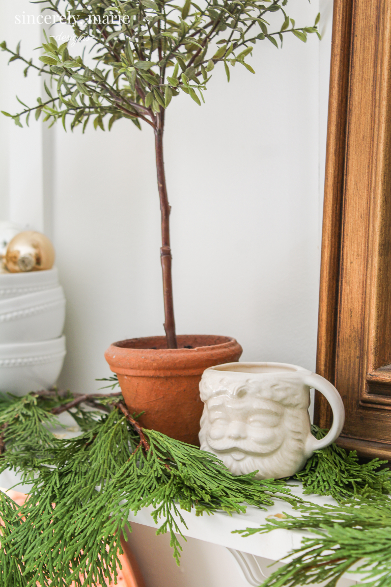 Decorating For Christmas with Fresh Greenery - Sincerely, Marie Designs