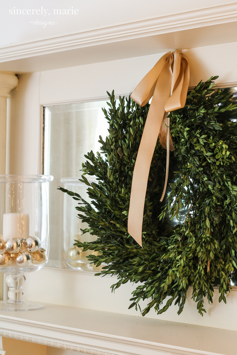 Decorating For Christmas with Fresh Greenery - Sincerely, Marie Designs