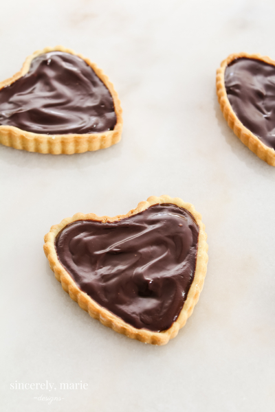 Mini French Tart Hearts - Our Favorite Chocolate Tart Recipe ...