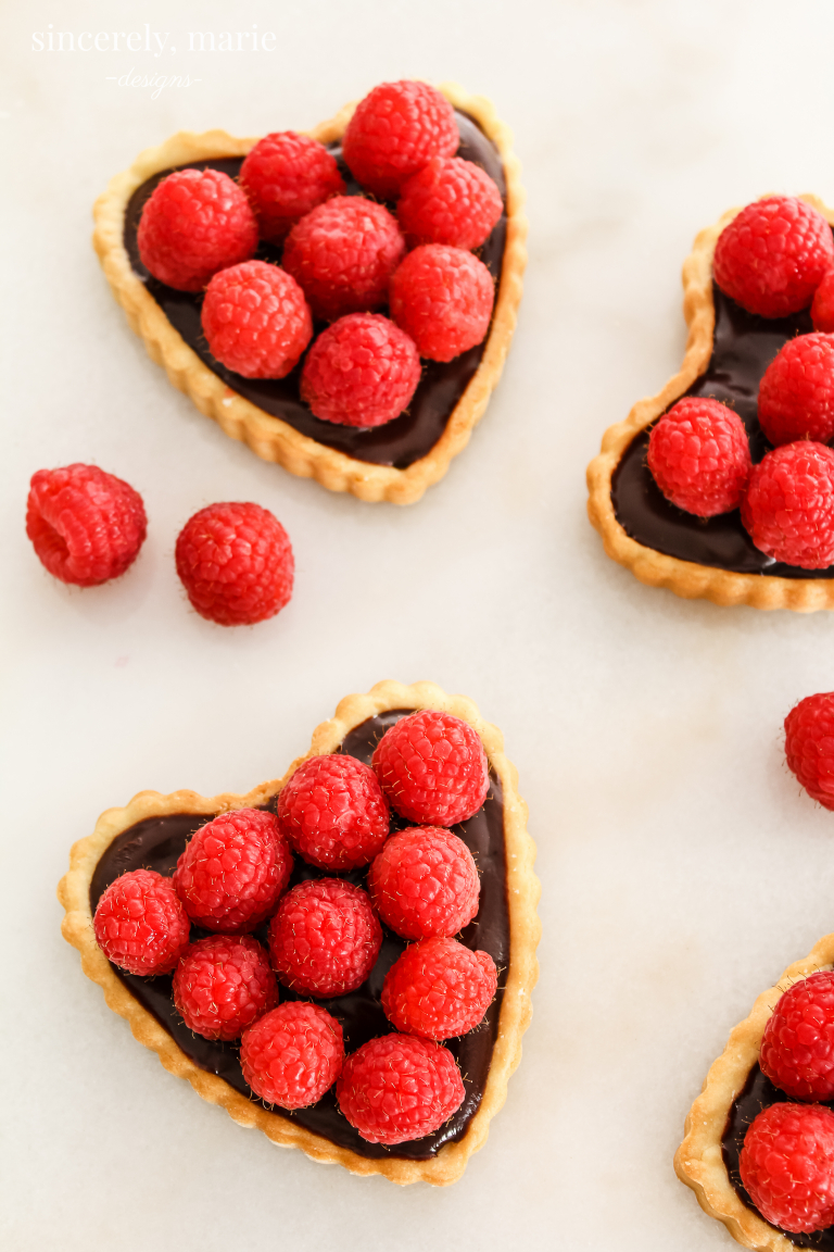 Mini French Tart Hearts - Our Favorite Chocolate Tart Recipe ...