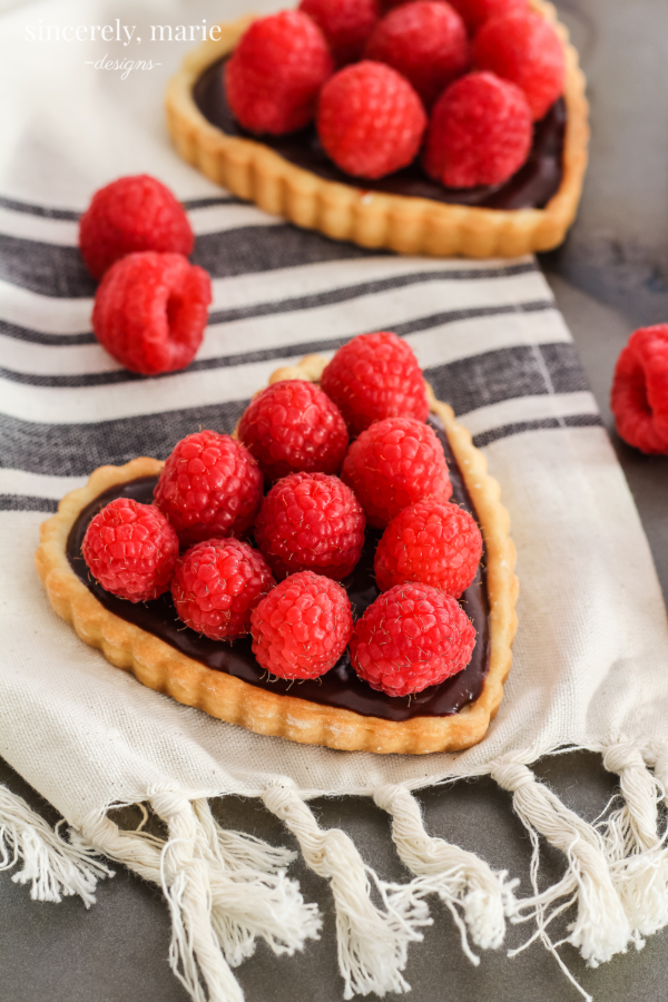 Mini French Tart Hearts - Our Favorite Chocolate Tart Recipe ...
