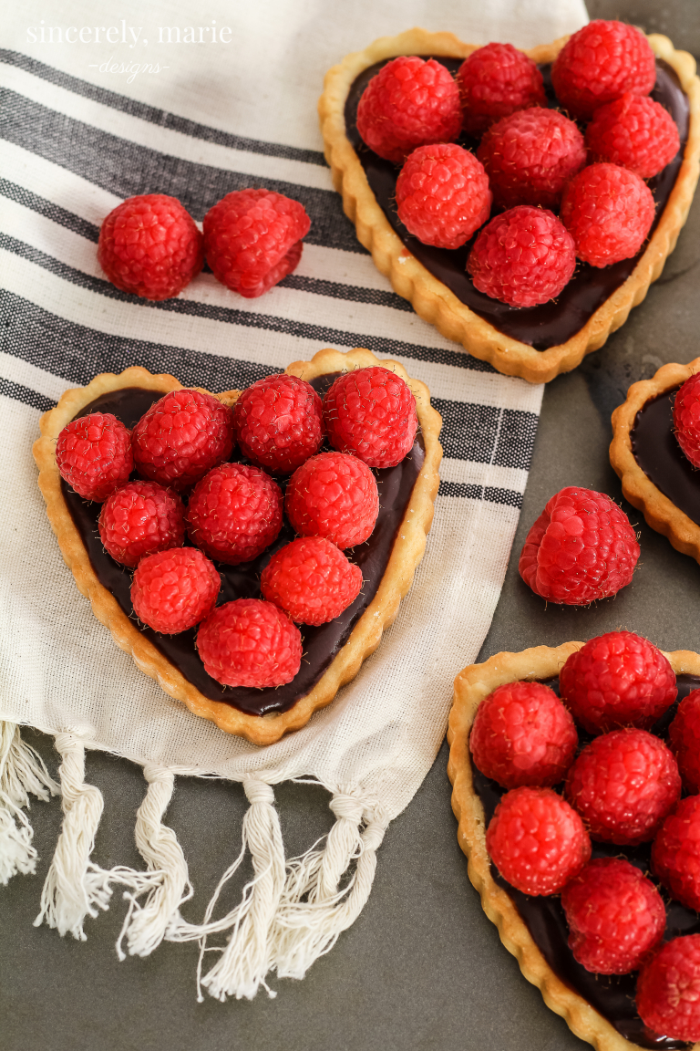 Mini French Tart Hearts - Our Favorite Chocolate Tart Recipe ...