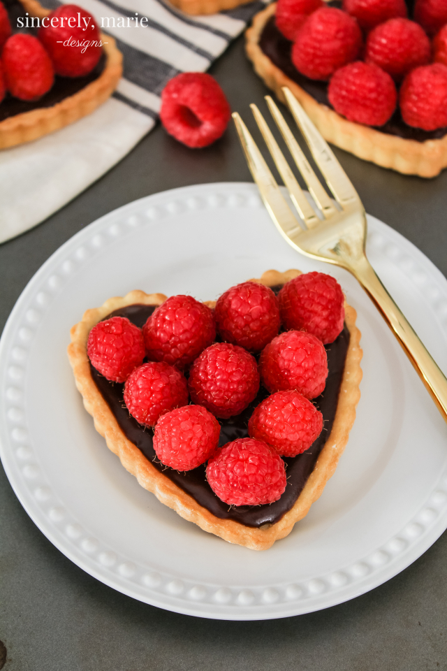 Mini French Tart Hearts - Our Favorite Chocolate Tart Recipe ...