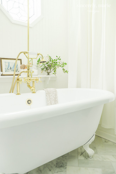 Our Elegant & Timeless Master Bathroom Reveal - Sincerely, Marie Designs