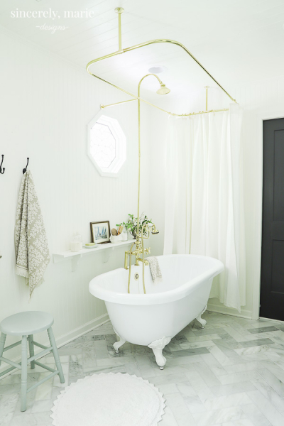 Our Elegant & Timeless Master Bathroom Reveal - Sincerely, Marie Designs