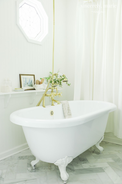 Our Elegant & Timeless Master Bathroom Reveal - Sincerely, Marie Designs
