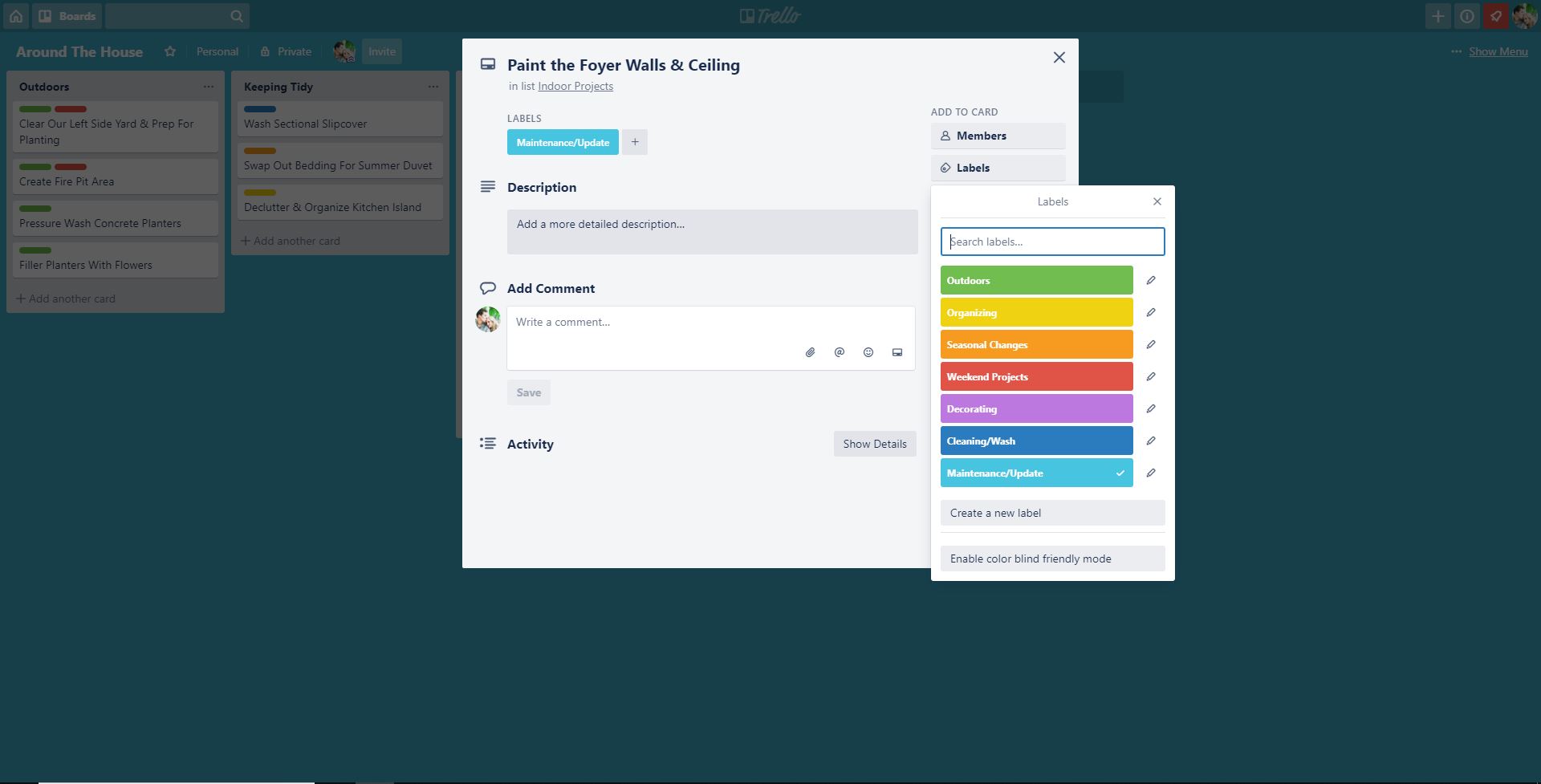 Trello Label Options - Sincerely, Marie Designs