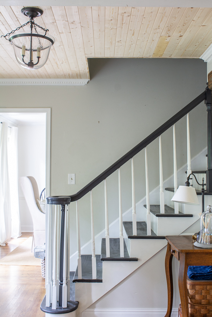 How To Easily Plank A Textured Ceiling - Sincerely, Marie Designs