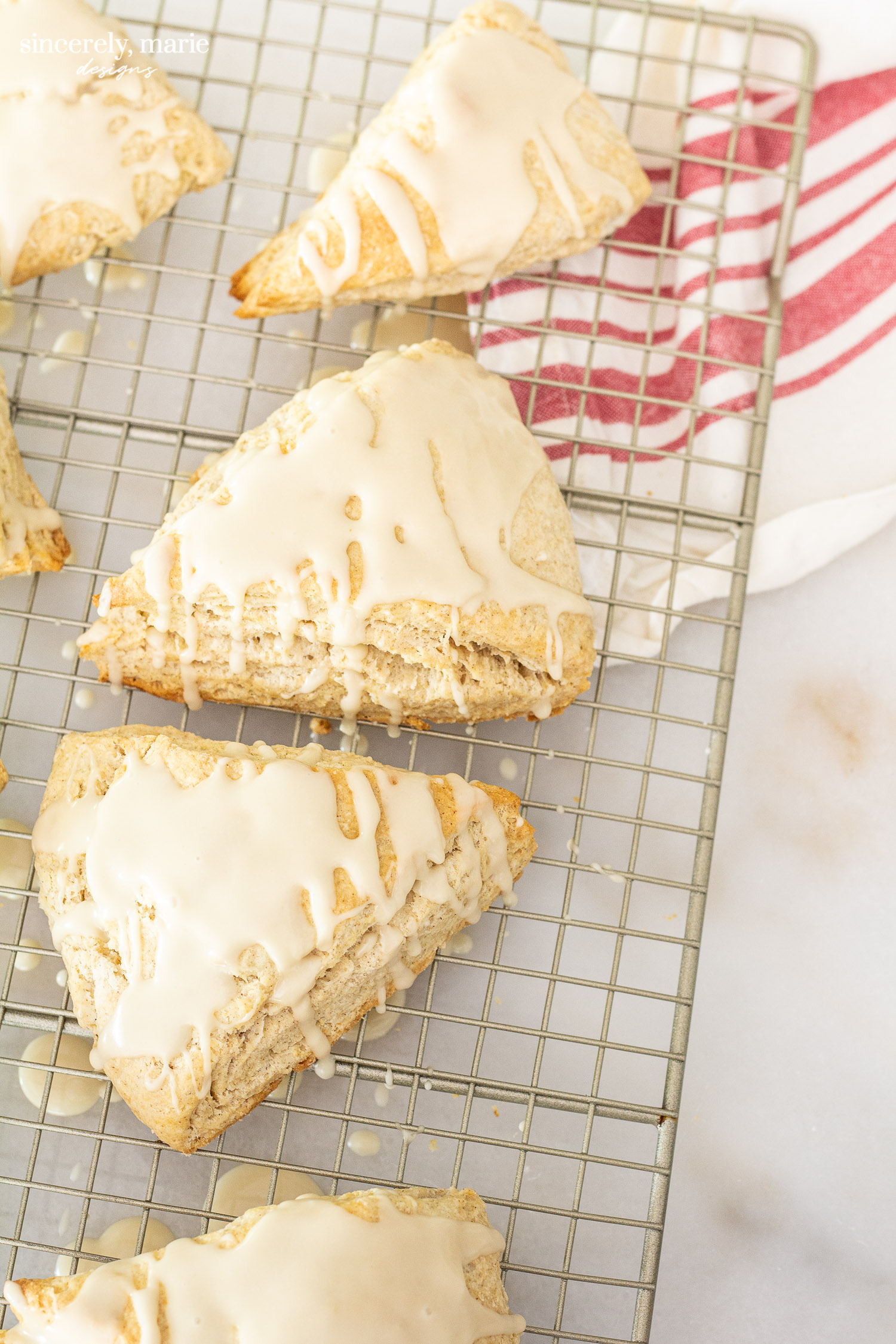 Maple & Brown Sugar Scones - Sincerely, Marie Designs