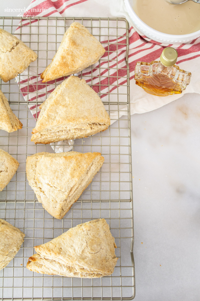Maple & Brown Sugar Scones - Sincerely, Marie Designs