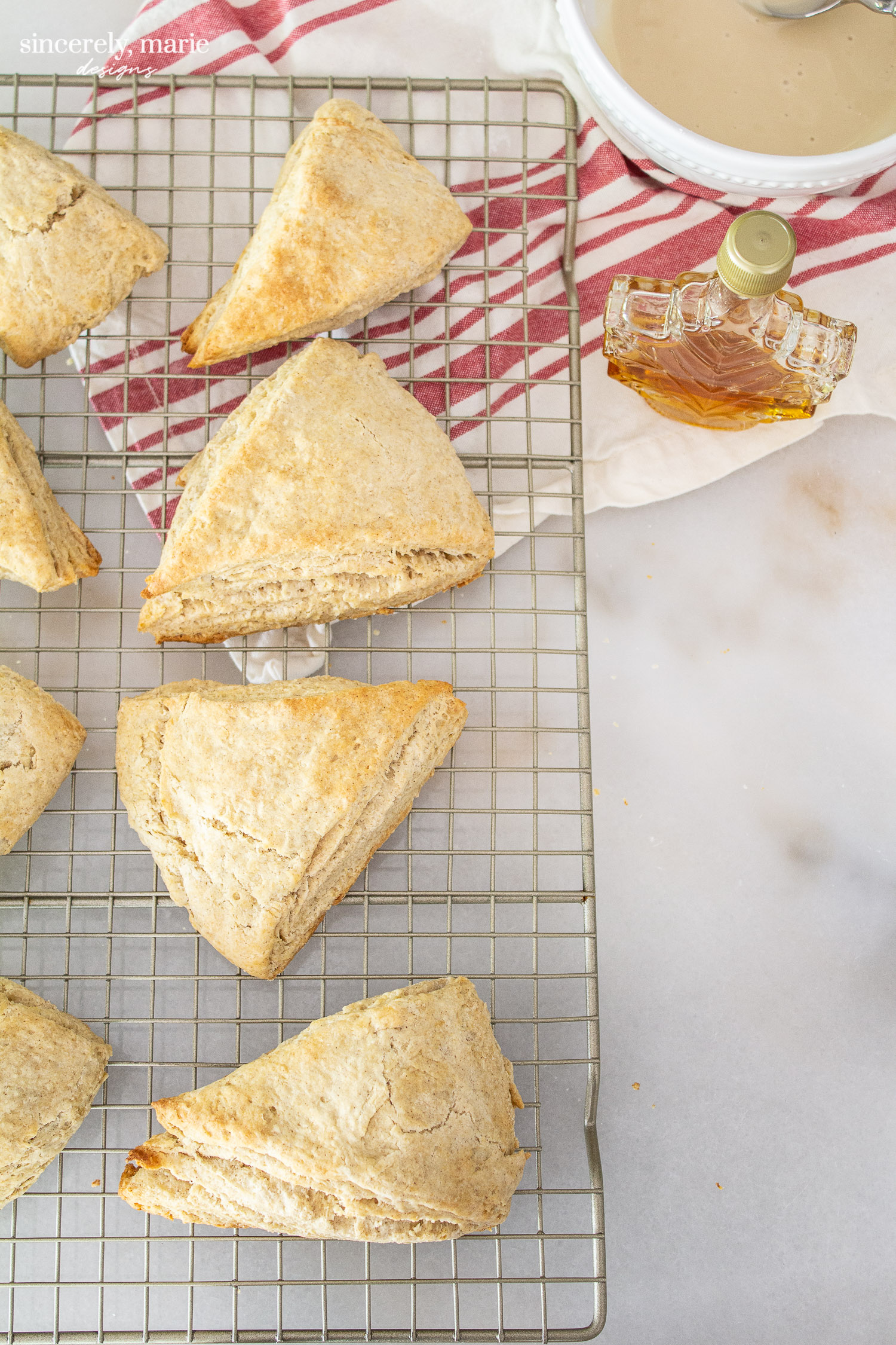 maple-brown-sugar-scones -1-9 - Sincerely, Marie Designs