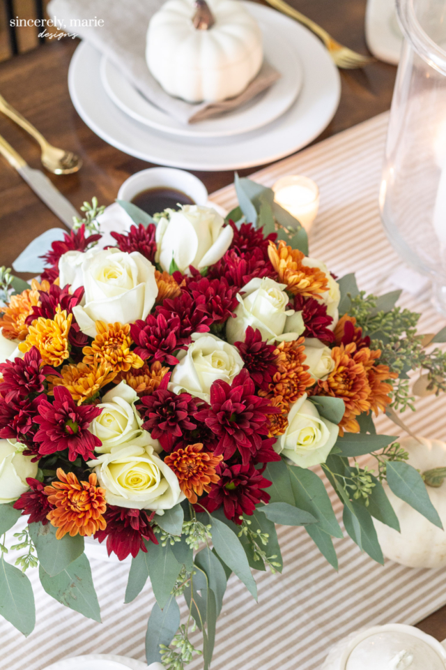 Warm & Traditional Fall Brunch Tablescape - Sincerely, Marie Designs