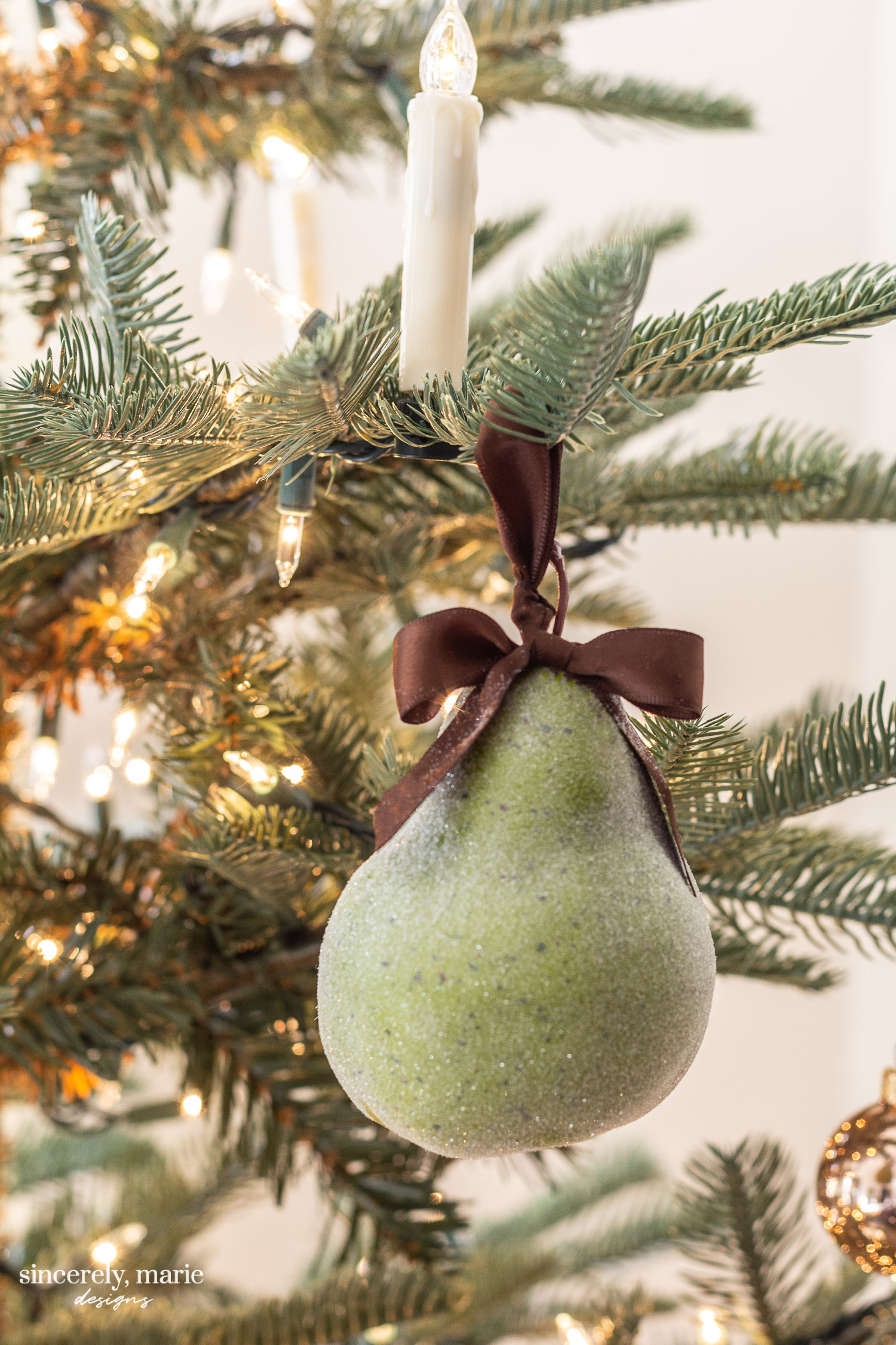 A Partridge In A Pear Tree - Our Dining Room Tree - Sincerely, Marie ...