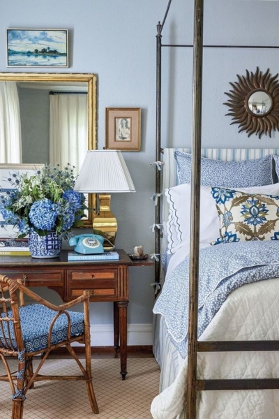 15 Inspiring Pale Blue Rooms - Sincerely, Marie Designs