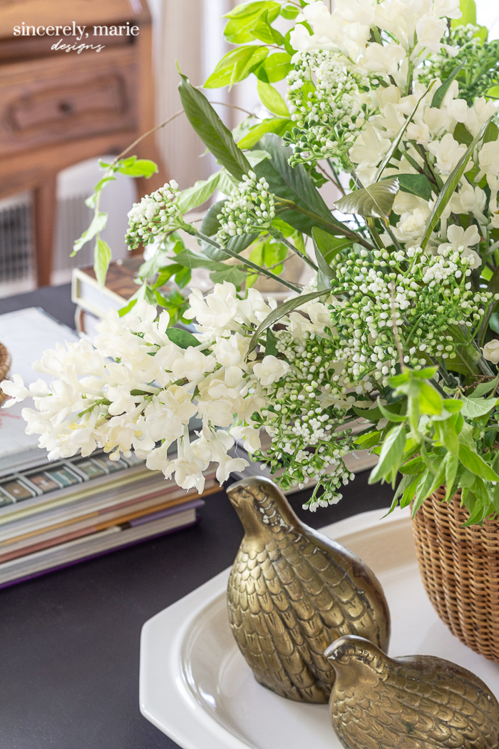 A Traditional Spring Table Vignette - Sincerely, Marie Designs