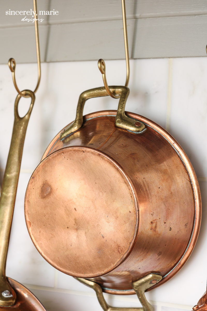 Simple Tension Rod Pot Rack - Sincerely, Marie Designs
