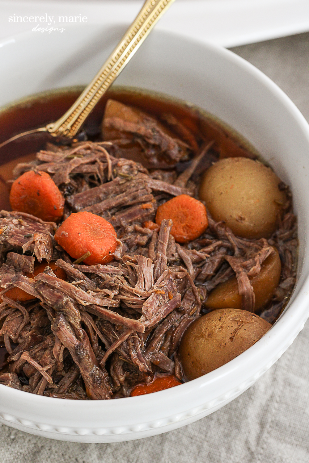 Crock Pot French Dip - Two Ways - Sincerely, Marie Designs