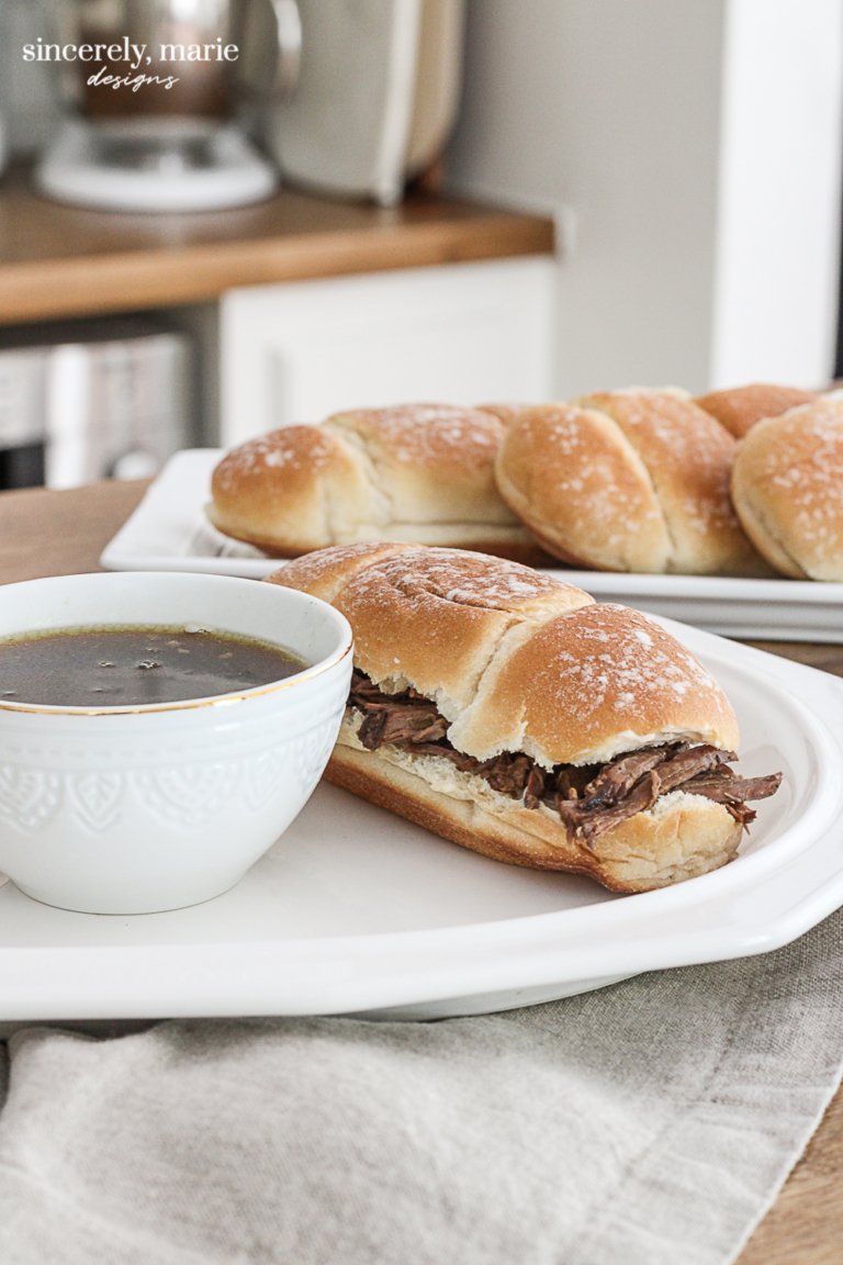 Crock Pot French Dip - Two Ways - Sincerely, Marie Designs