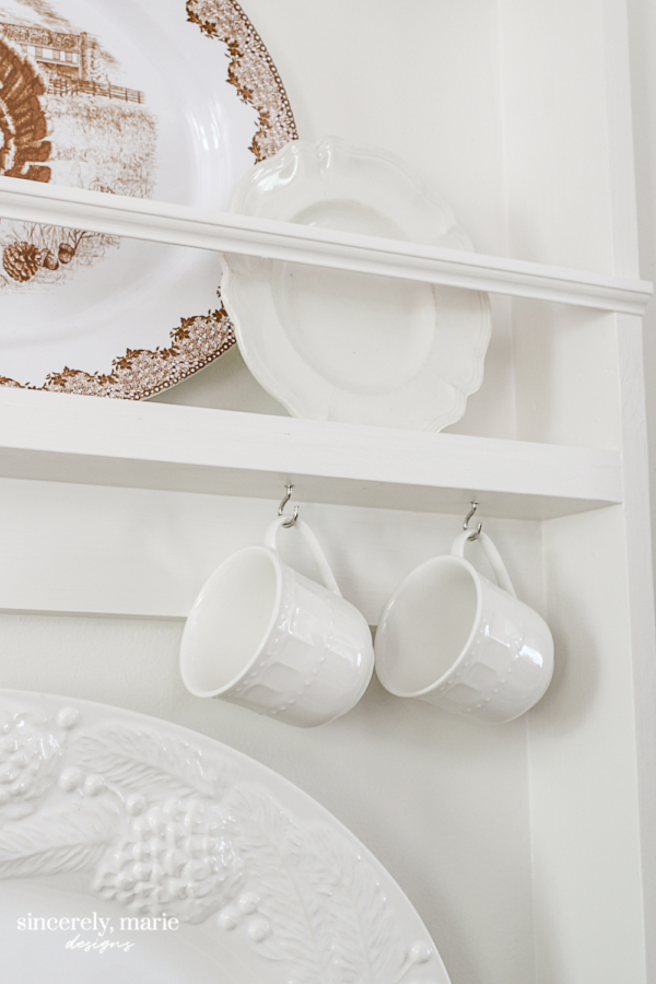 A New Plate Rack in the Kitchen - Sincerely, Marie Designs