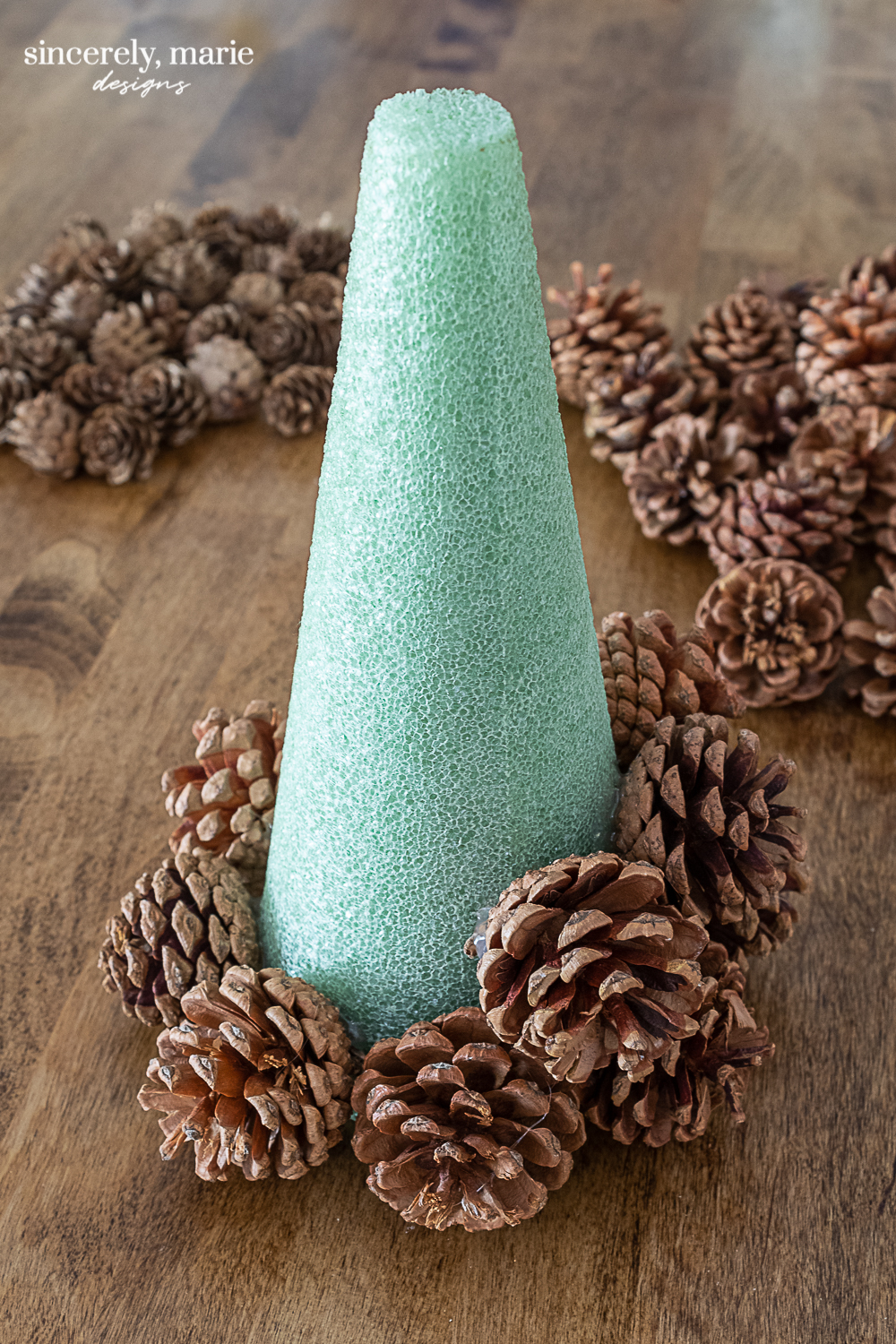 DIY Pinecone Tree - Sincerely, Marie Designs