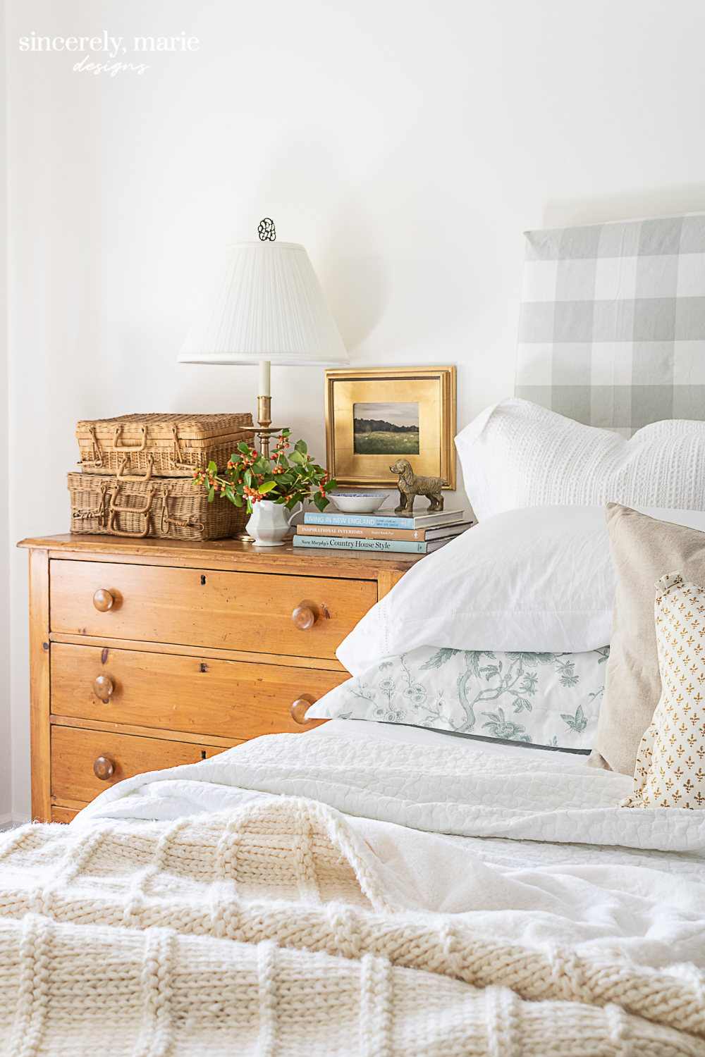 Our Simplistic Autumn Bedroom - Sincerely, Marie Designs