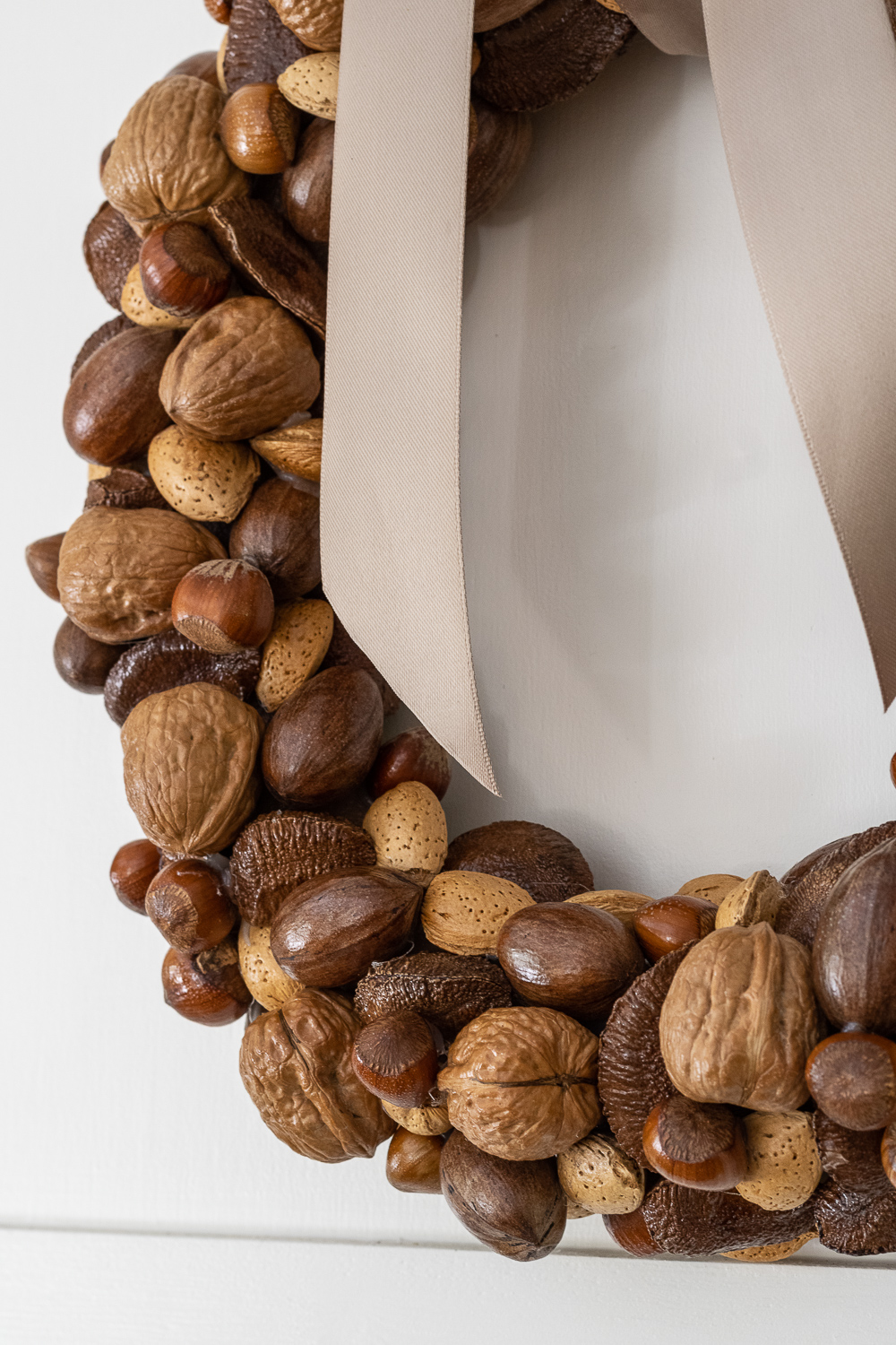 DIY Harvest Nut Wreath - Sincerely, Marie Designs