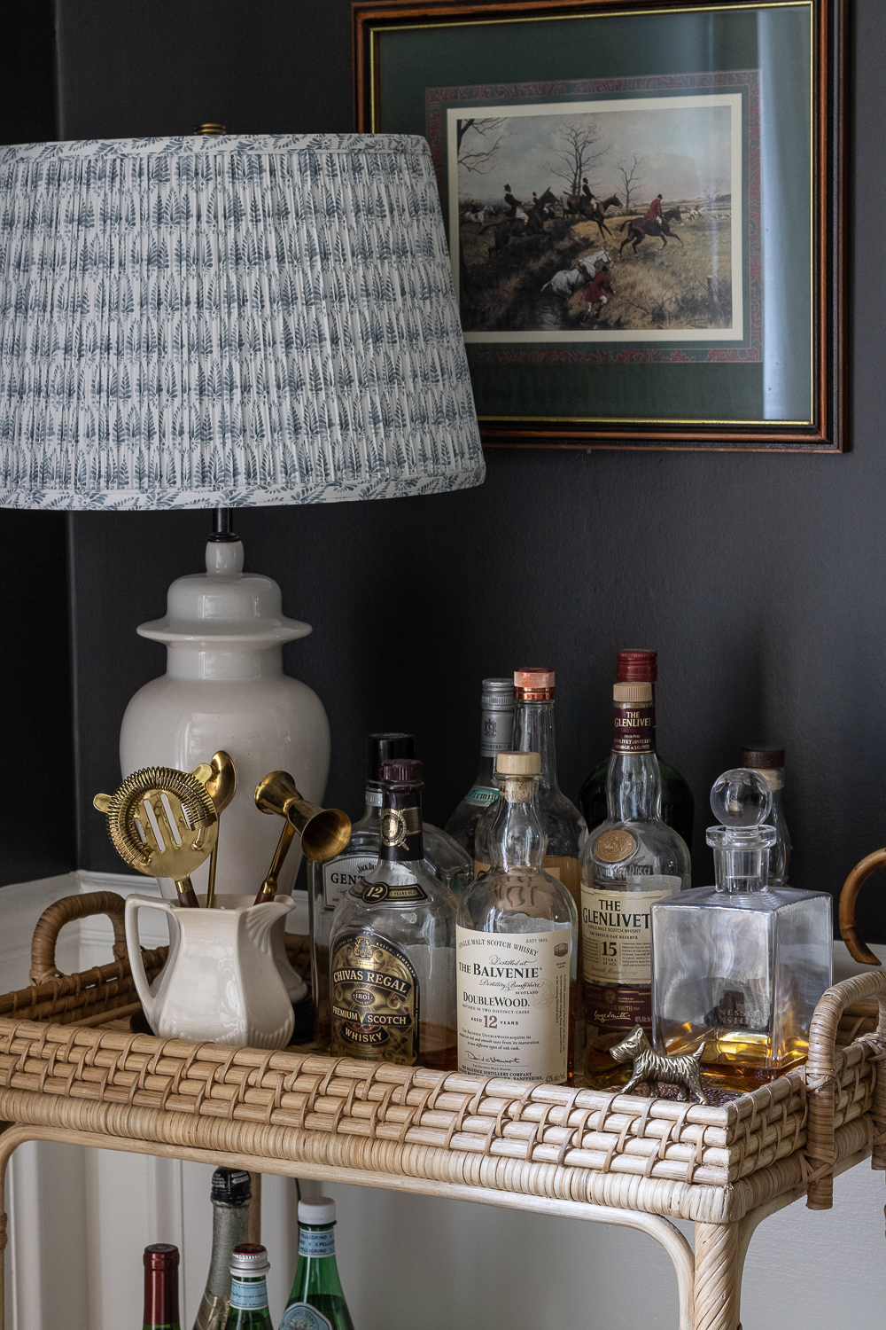 Our Favorite Rattan Cart 3 Different Ways - Sincerely, Marie Designs