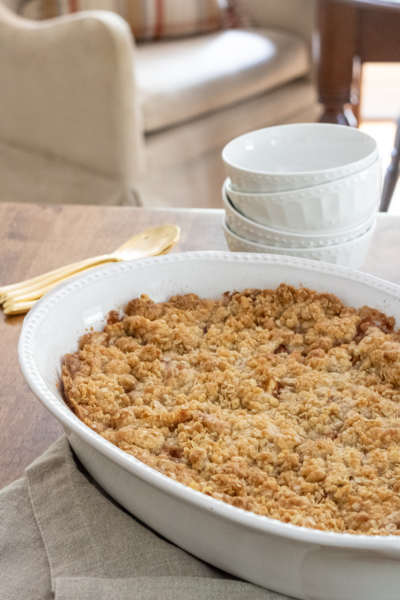 Old Fashioned Apple Crumble - Sincerely, Marie Designs