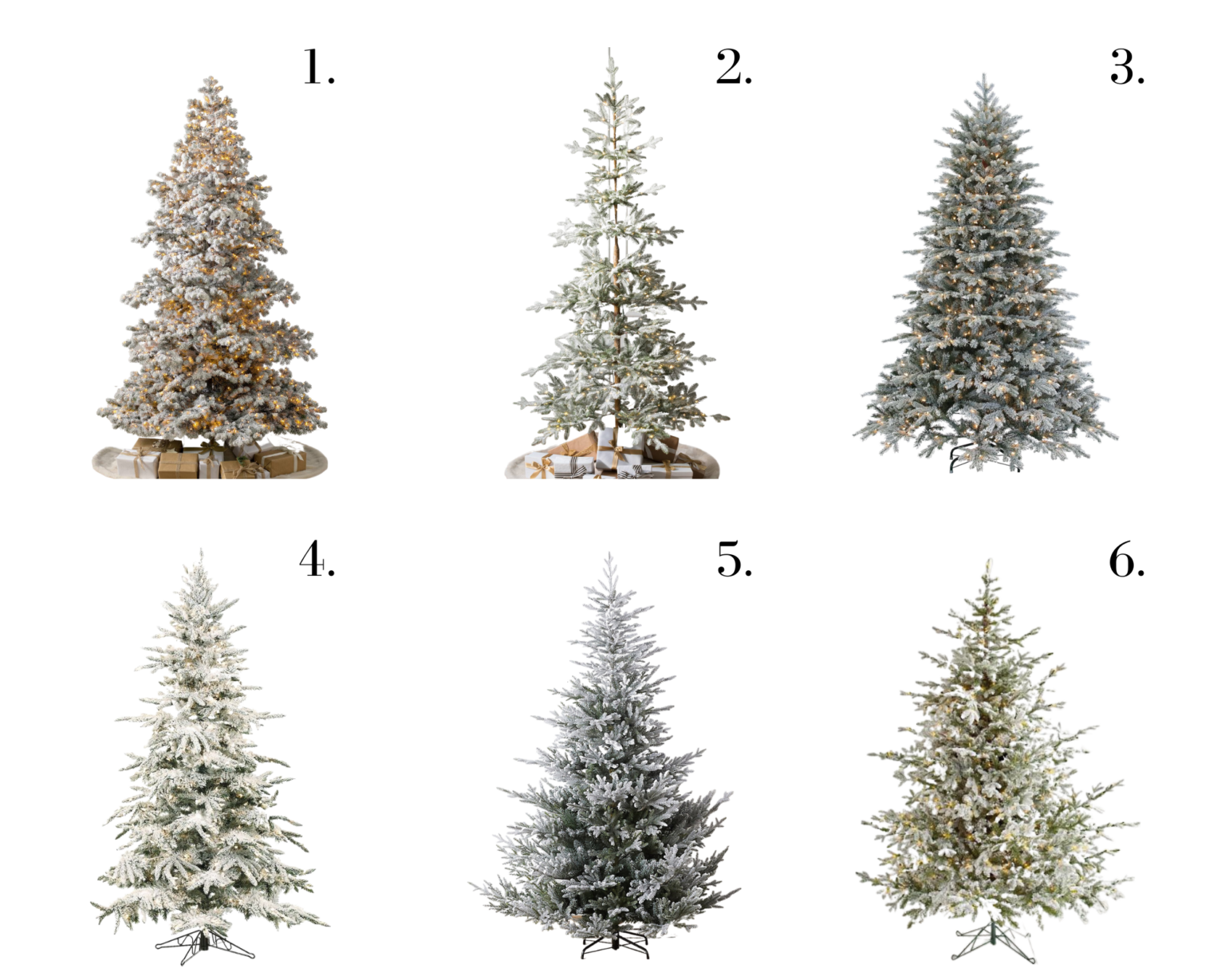 My Favorite Realistic Looking Christmas Trees - Sincerely, Marie Designs