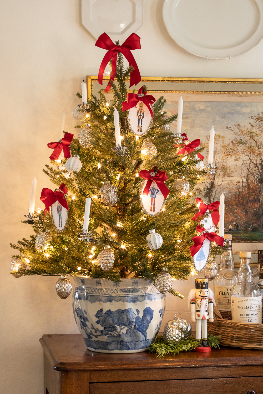Vintage Inspired Nutcracker Tabletop Tree - Sincerely, Marie Designs