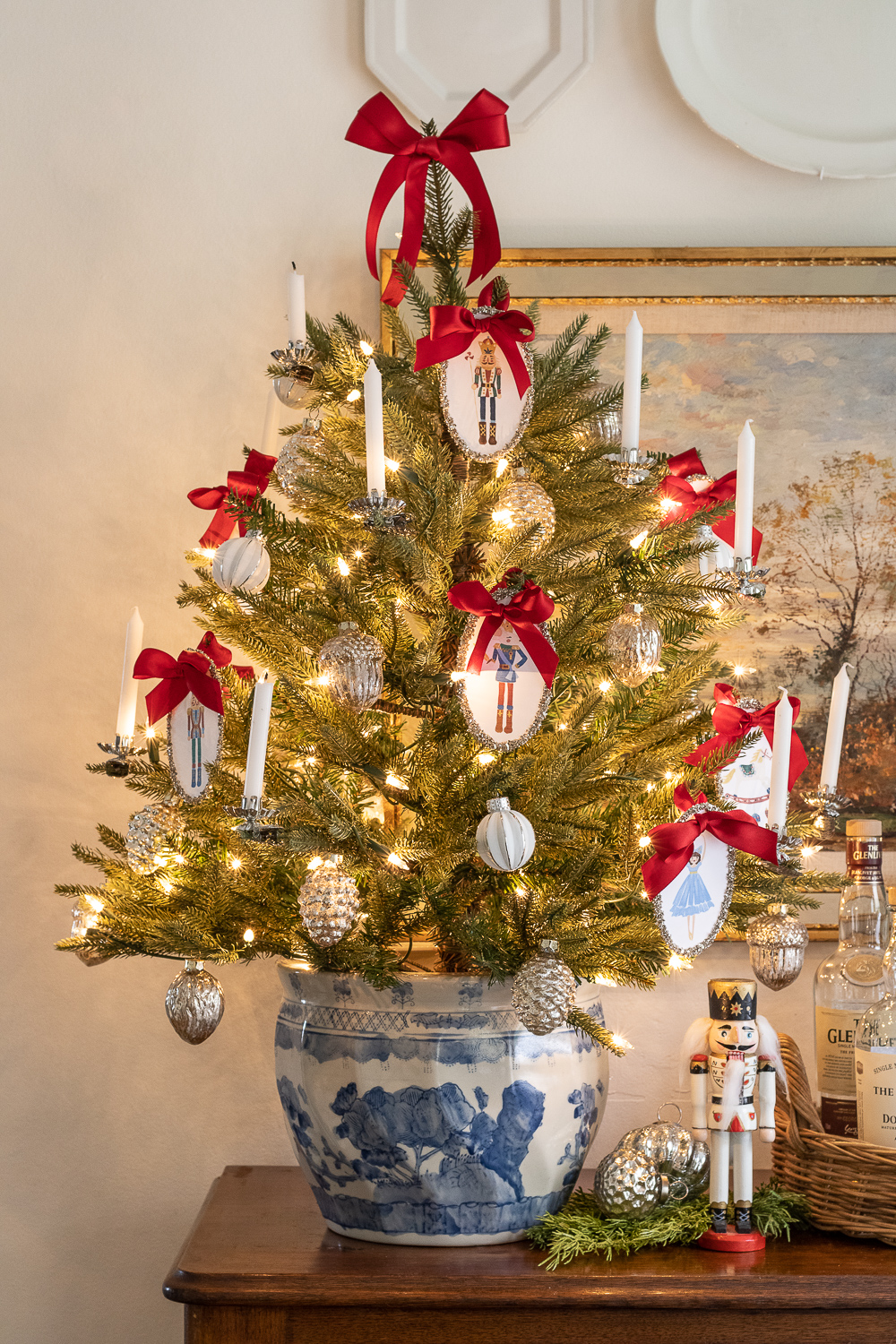 Vintage Inspired Nutcracker Tabletop Tree - Sincerely, Marie Designs