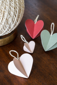 Simple Hanging Paper Heart Tree - Sincerely, Marie Designs