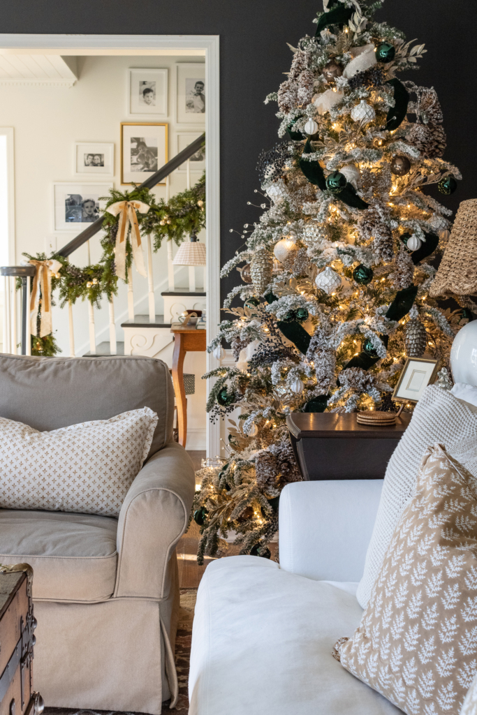 Our Cozy Christmas Family Room - Sincerely, Marie Designs
