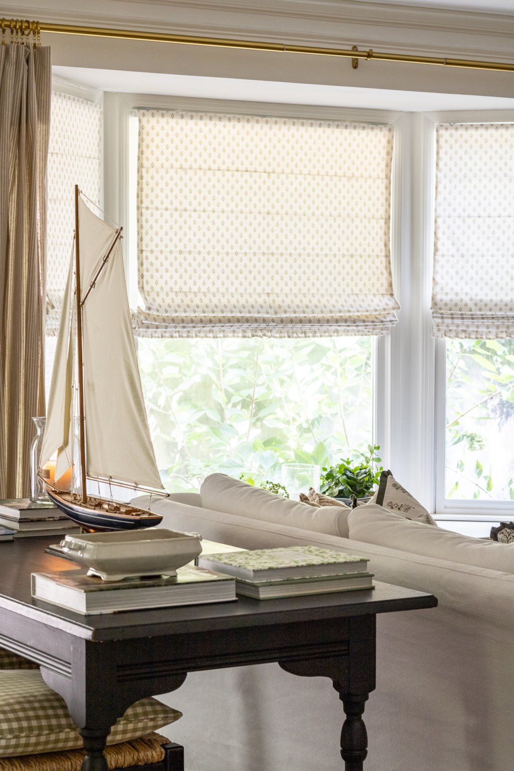 Recovering a Roman Shade with Custom Fabric - Sincerely, Marie Designs