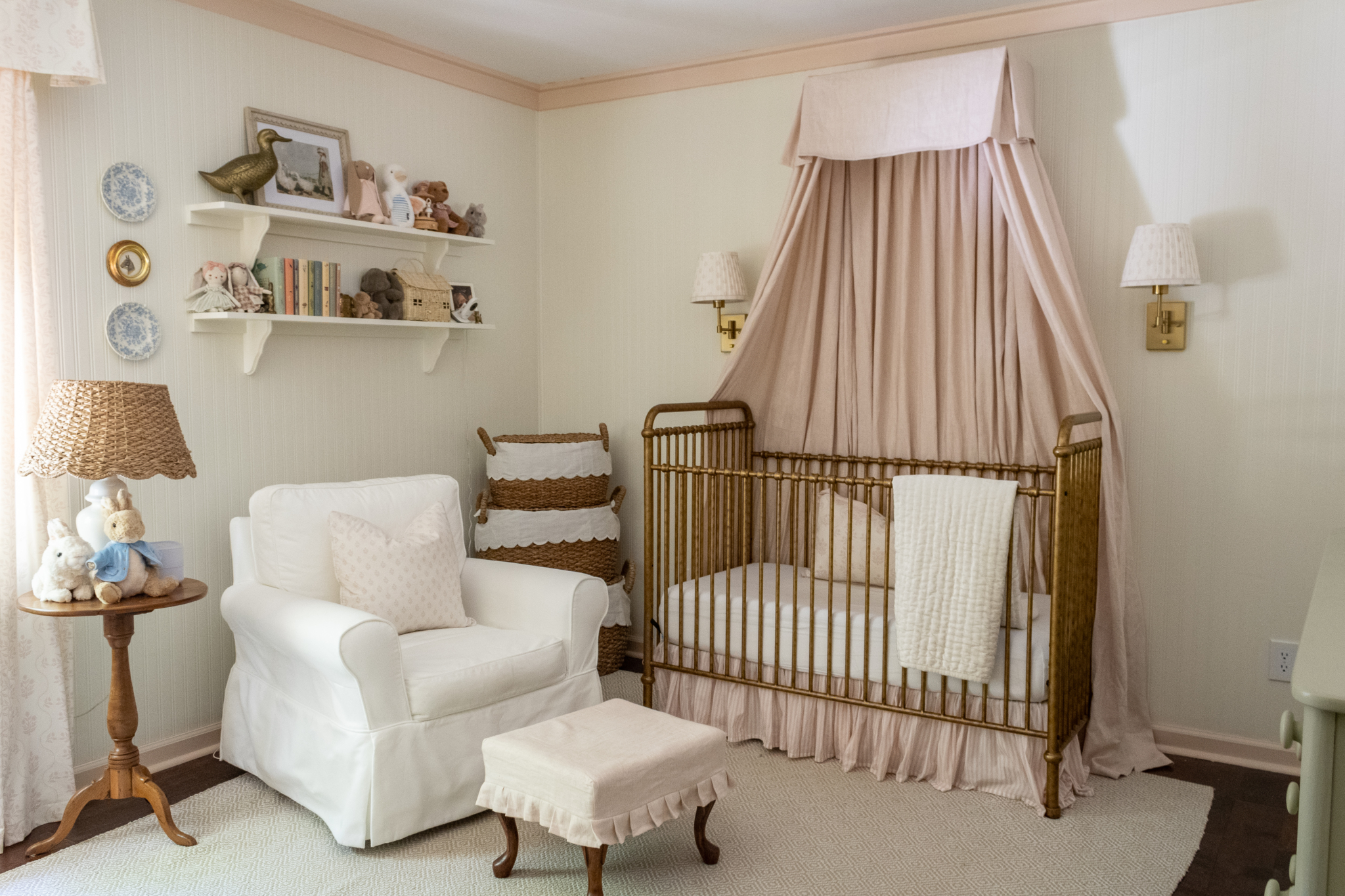 Our Favorite Pink Paint Color - Audrey's Room - Sincerely, Marie Designs